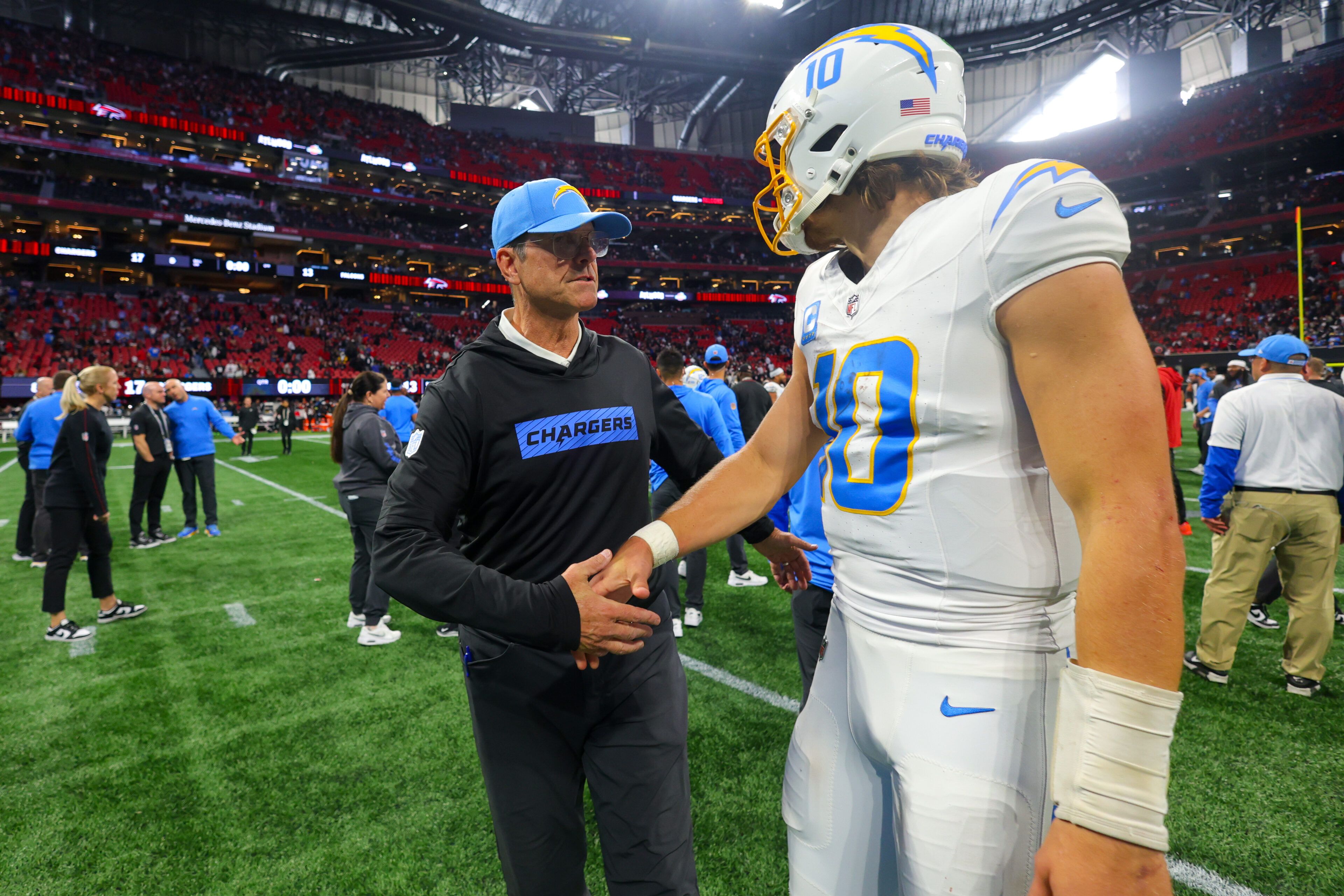 ‘One of the Greatest QBs of All-Time’ — Chargers HC Jim Harbaugh Sends ...