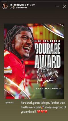 Chiefs Star Isiah Pacheco’s Girlfriend Shares Encouraging Message After ...