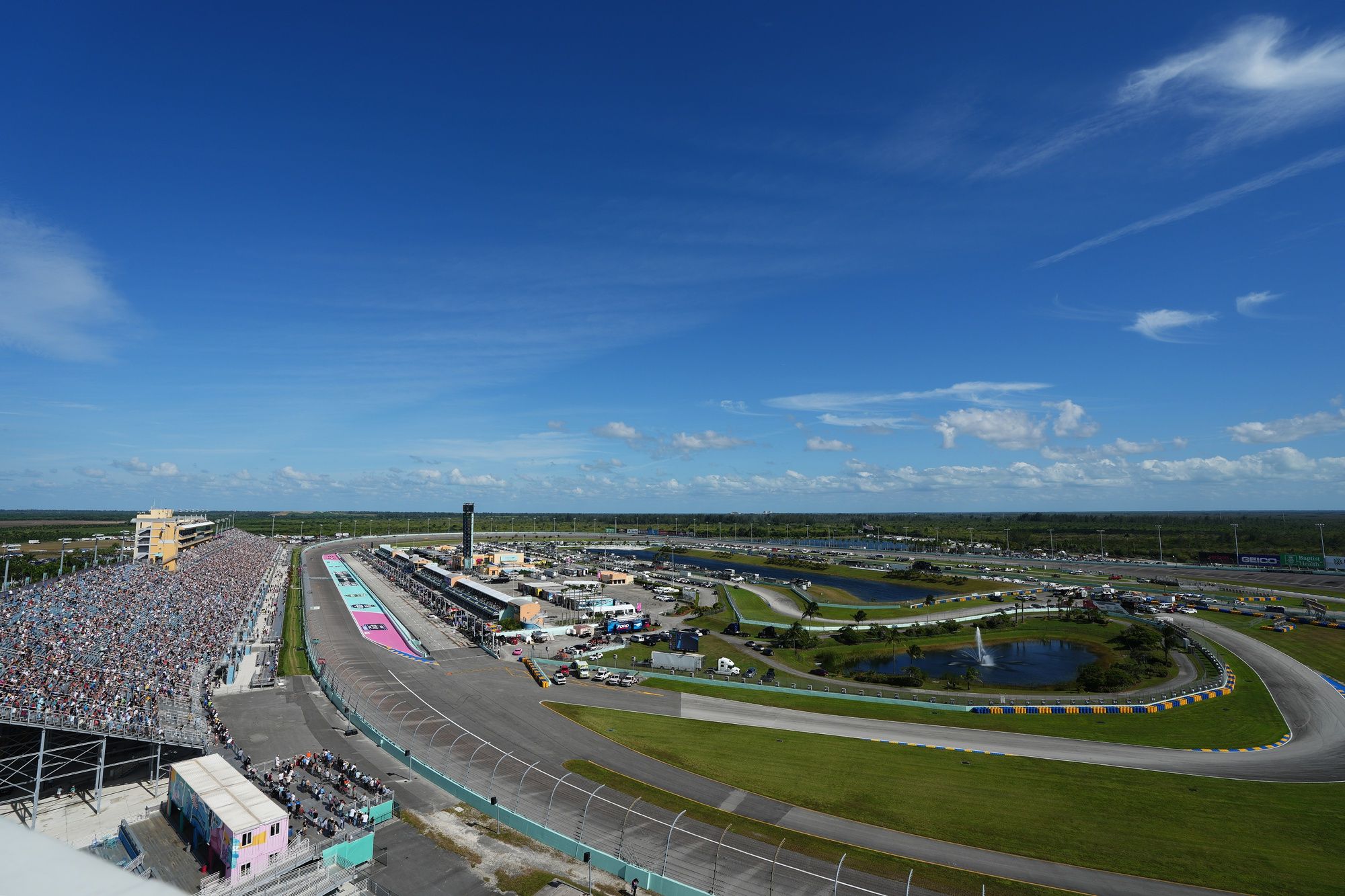 Wildfire Triggers Panic at Homestead-Miami as NASCAR Insider Drops ...