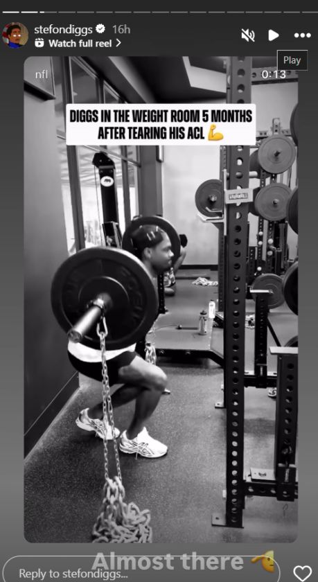 Stefon Diggs Sends 2-Word Message About His Recovery From Devastating ...