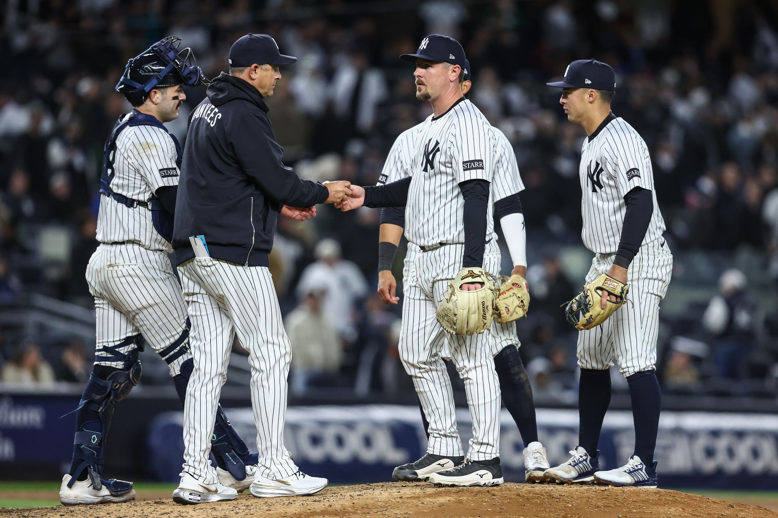 Aaron Boone Gives a Stern 5-Word Message to Yankees' Disastrous Starting Rotation | PFSN