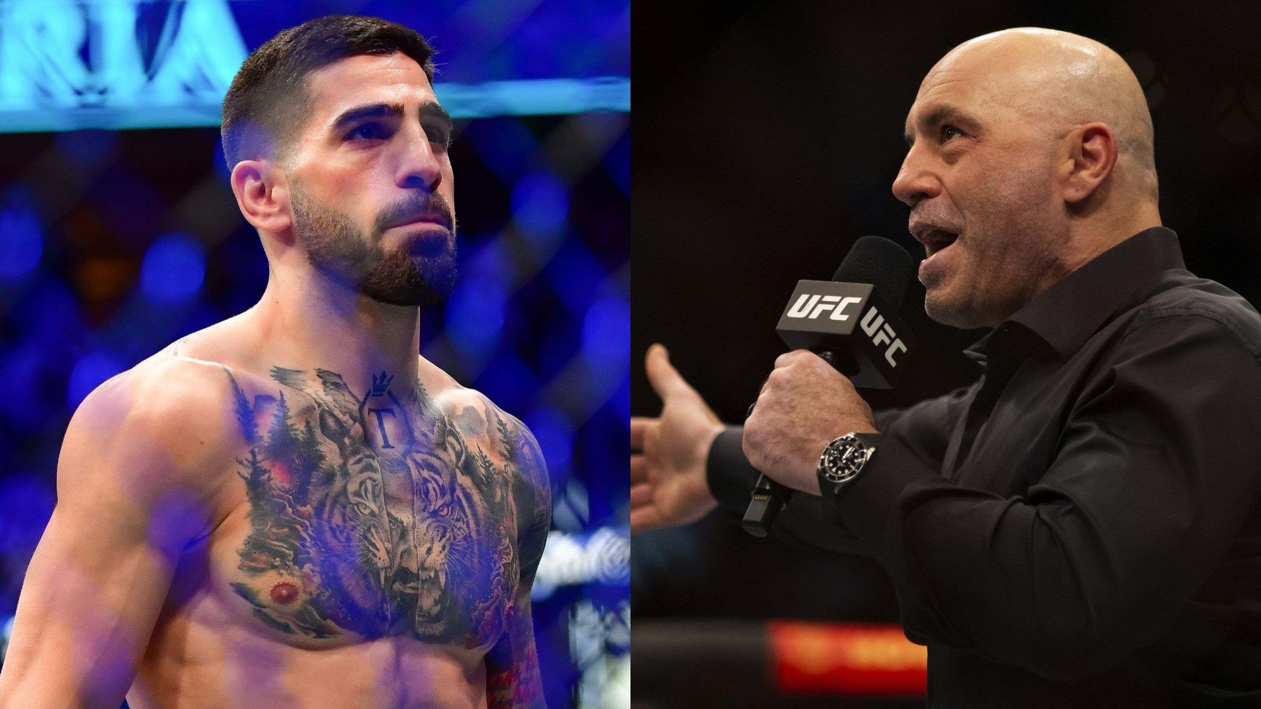 WATCH: Ilia Topuria Has Joe Rogan Go ‘Oof’ as He Reveals Walk-Around ...