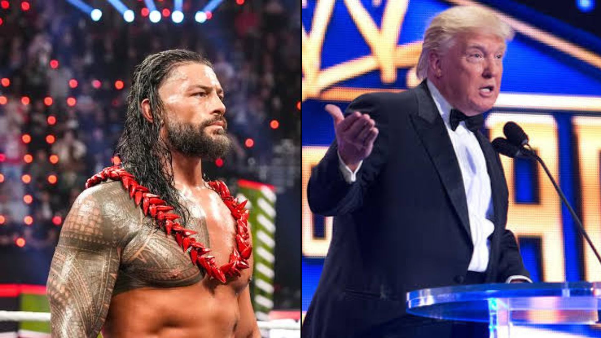 President Donald Trump Becomes The Tribal Chief After WWE's Roman ...