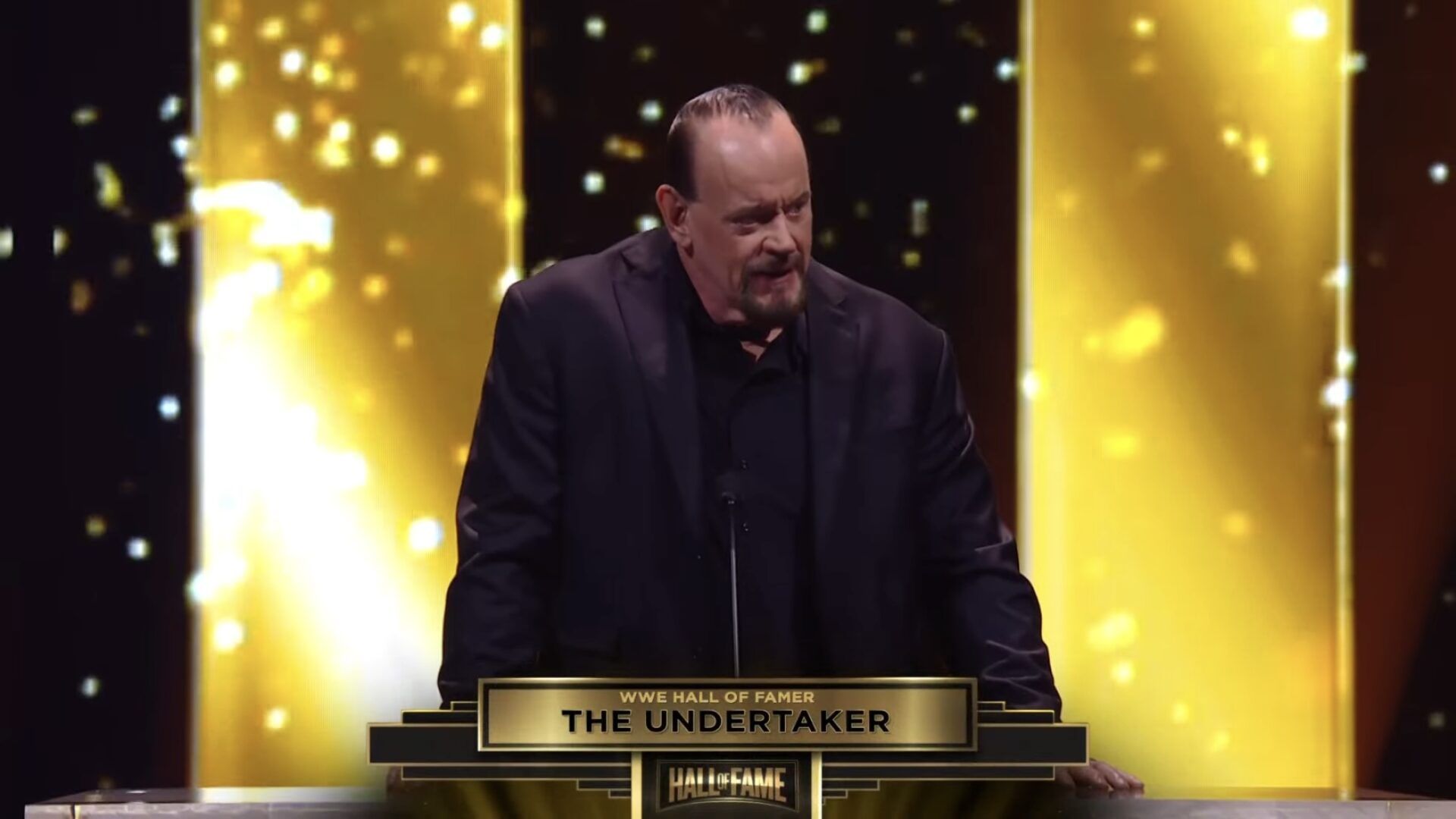 The Undertaker Gets Teary-Eyed at WWE Hall of Fame in Never-Seen-Before ...