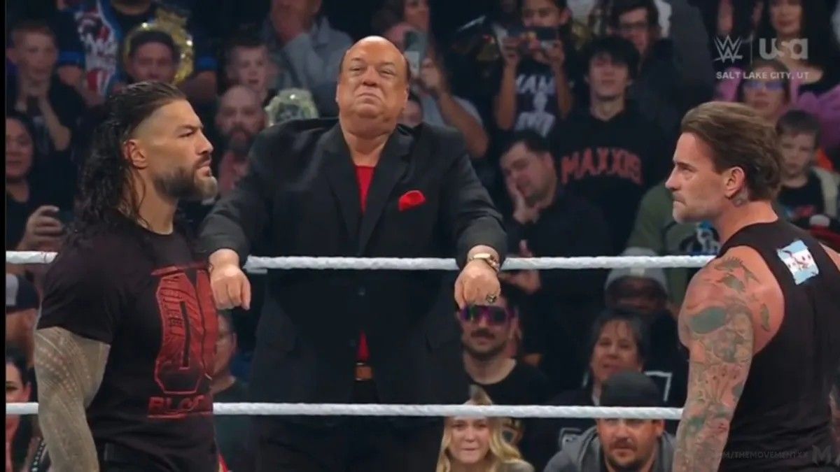 Caught on Camera: Roman Reigns and CM Punk React to Paul Heyman’s Stunning Betrayal