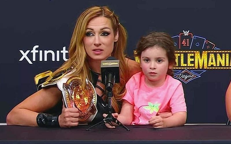 Becky Lynch Melts Hearts by Bringing Daughter Roux to Post-WrestleMania ...
