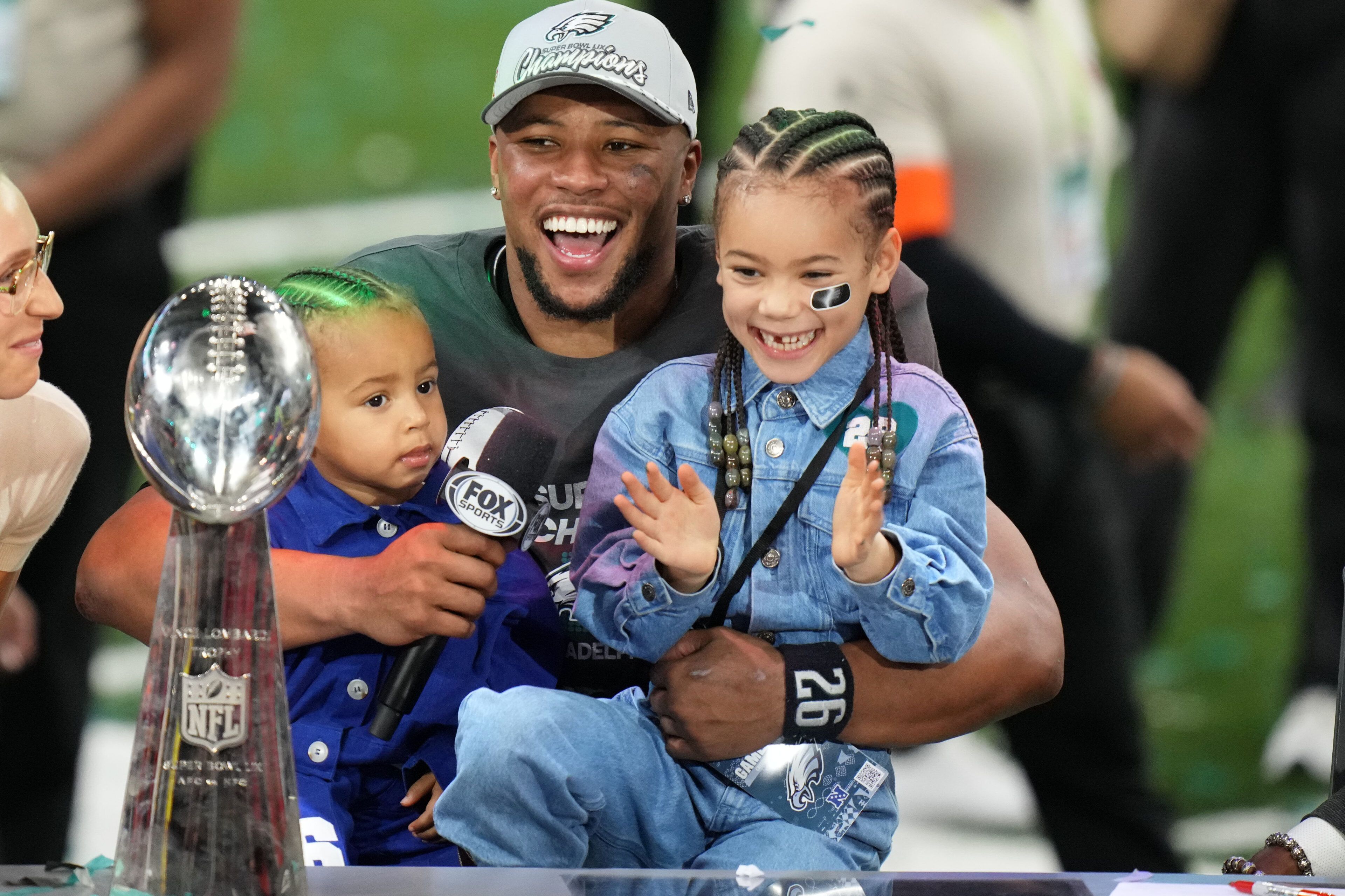 Eagles Superstar Saquon Barkley Spotted Hanging Out With President ...