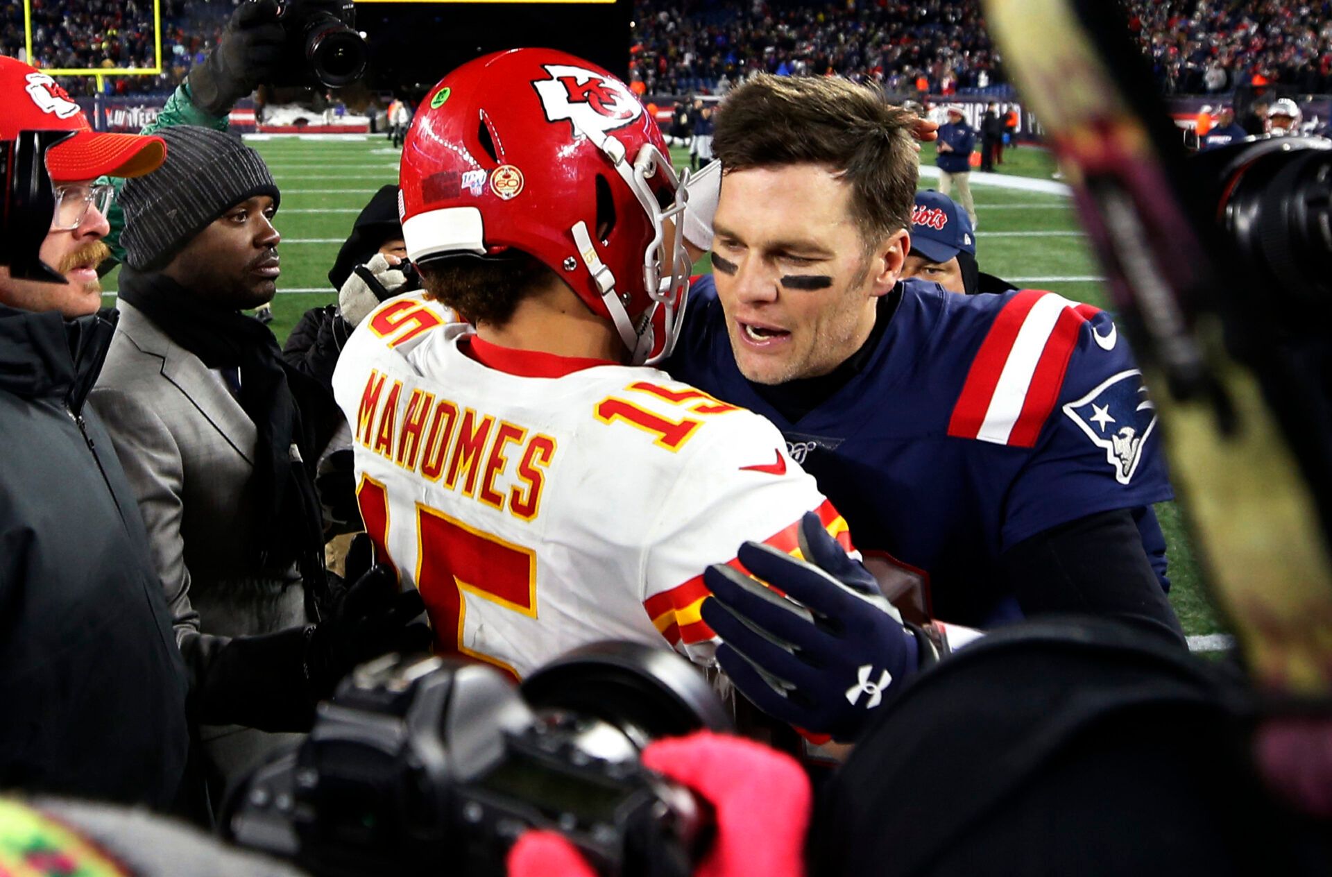 NFL Legends Tom Brady, Patrick Mahomes Hang Out Together At a Formula 1 Party in Miami