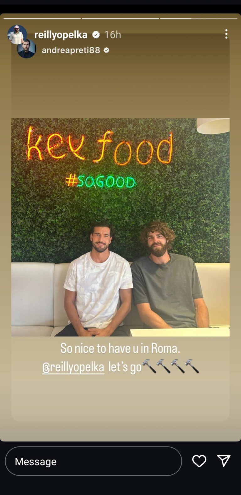 Venus Williams’ Boyfriend Andrea Preti Sends Message to Reilly Opelka ...