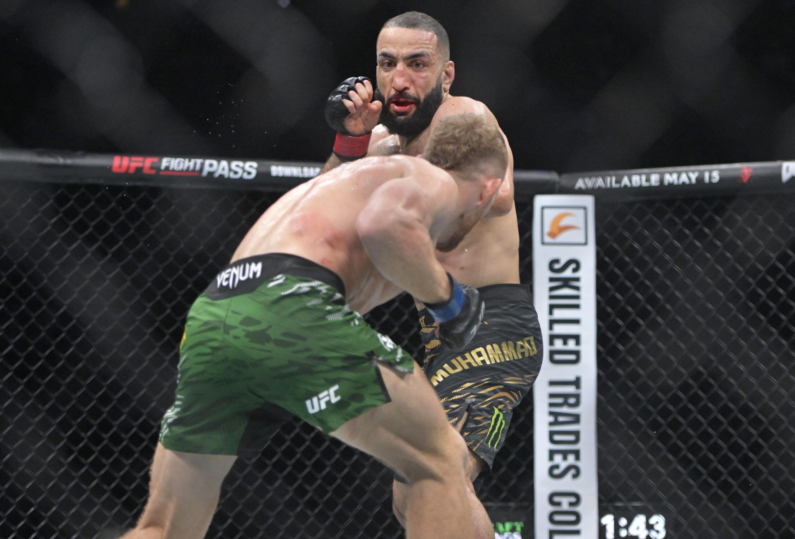 ‘That Boy Got Heart’ – Close-Up Shot of Belal Muhammad’s Facial ...