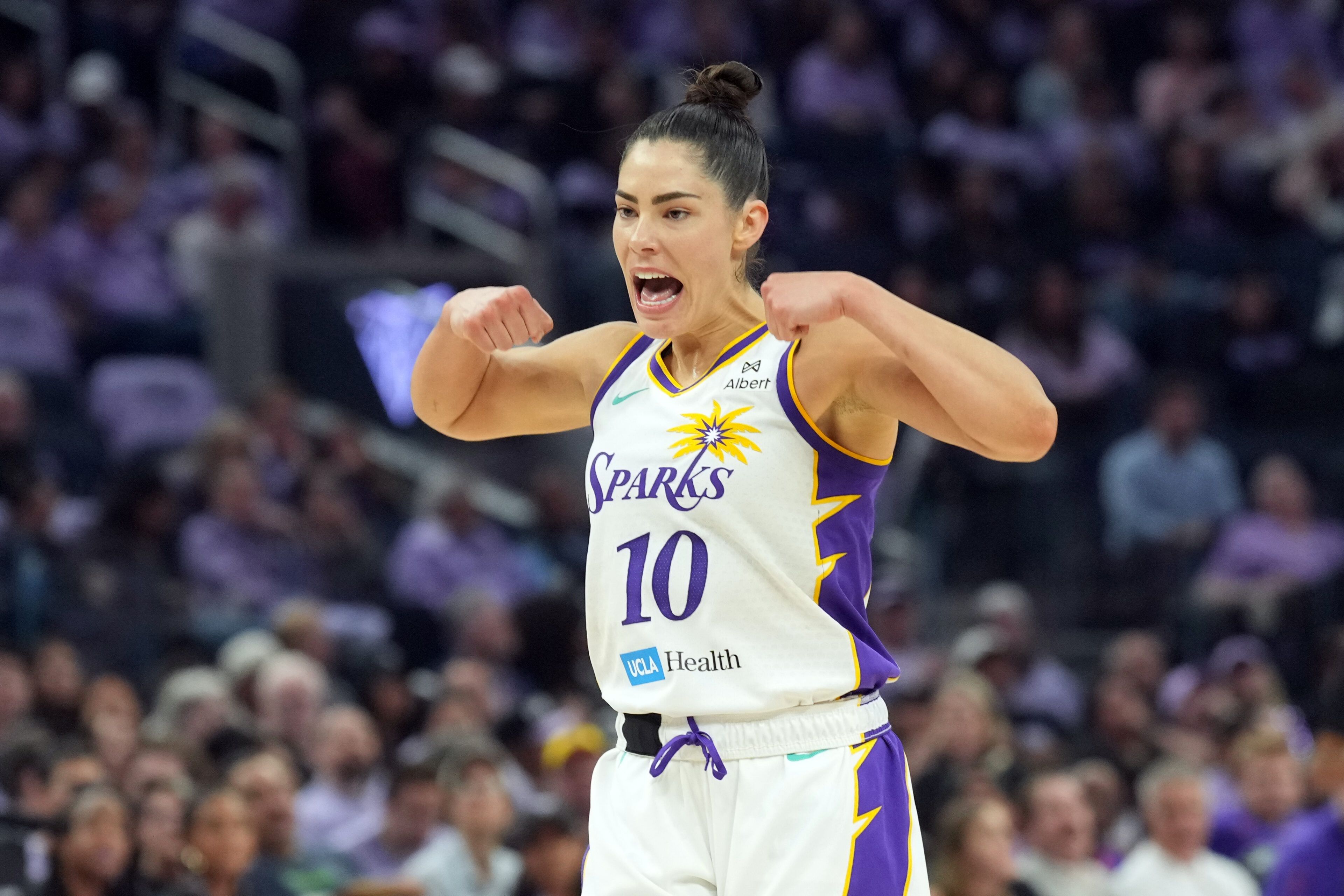 Kelsey Plum Enters WNBA History Books With Sensational 37-Point Game vs. Valkyries in Sparks Debut