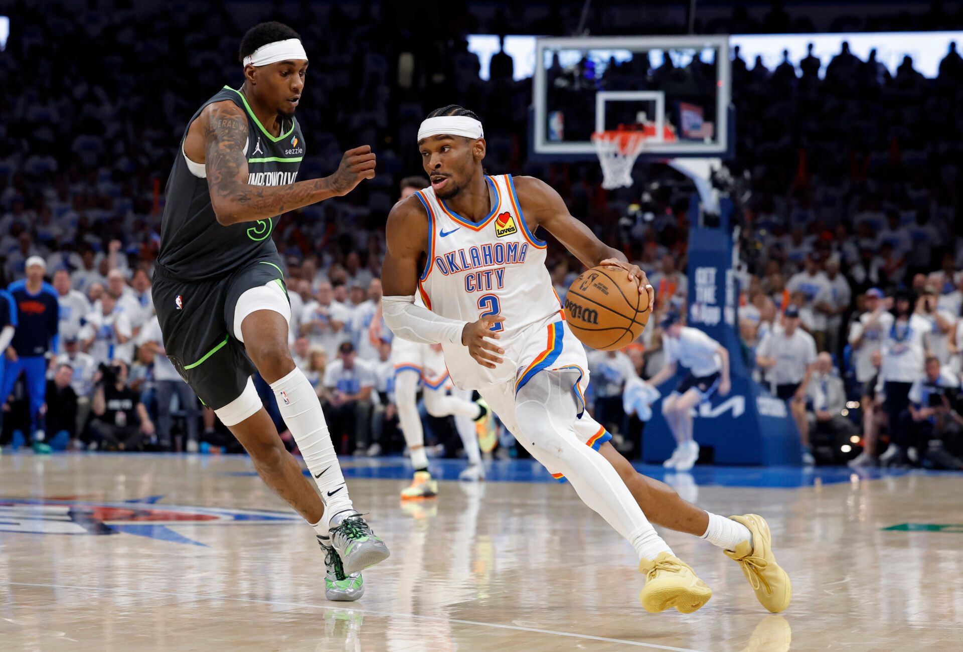 WATCH: Shai Gilgeous-Alexander Goes Viral for 4th Quarter Layup vs. Wolves