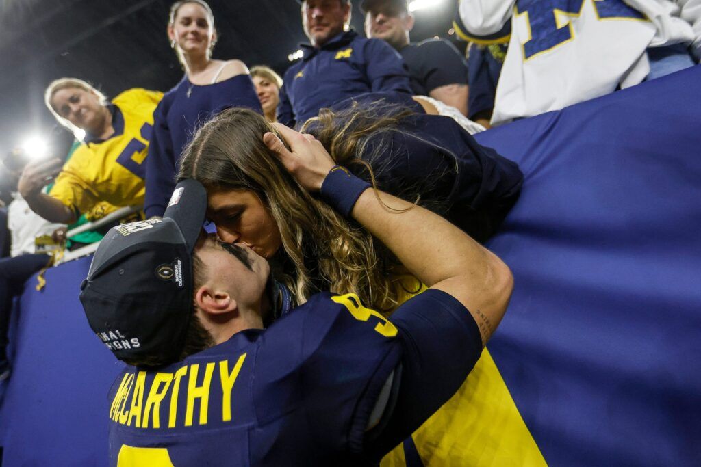 Jim Harbaugh’s Daughter Grace Sends 5-Word Message to J.J. McCarthy and ...
