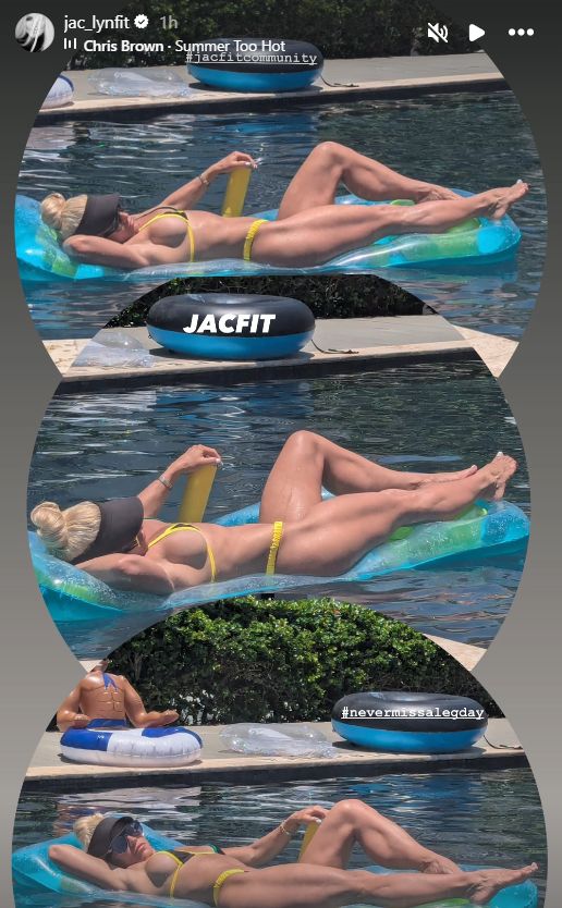 Alex Rodriguez’s Girlfriend Jaclyn Cordeiro Heats Up Poolside Vibes in Yellow Swimsuit During ...