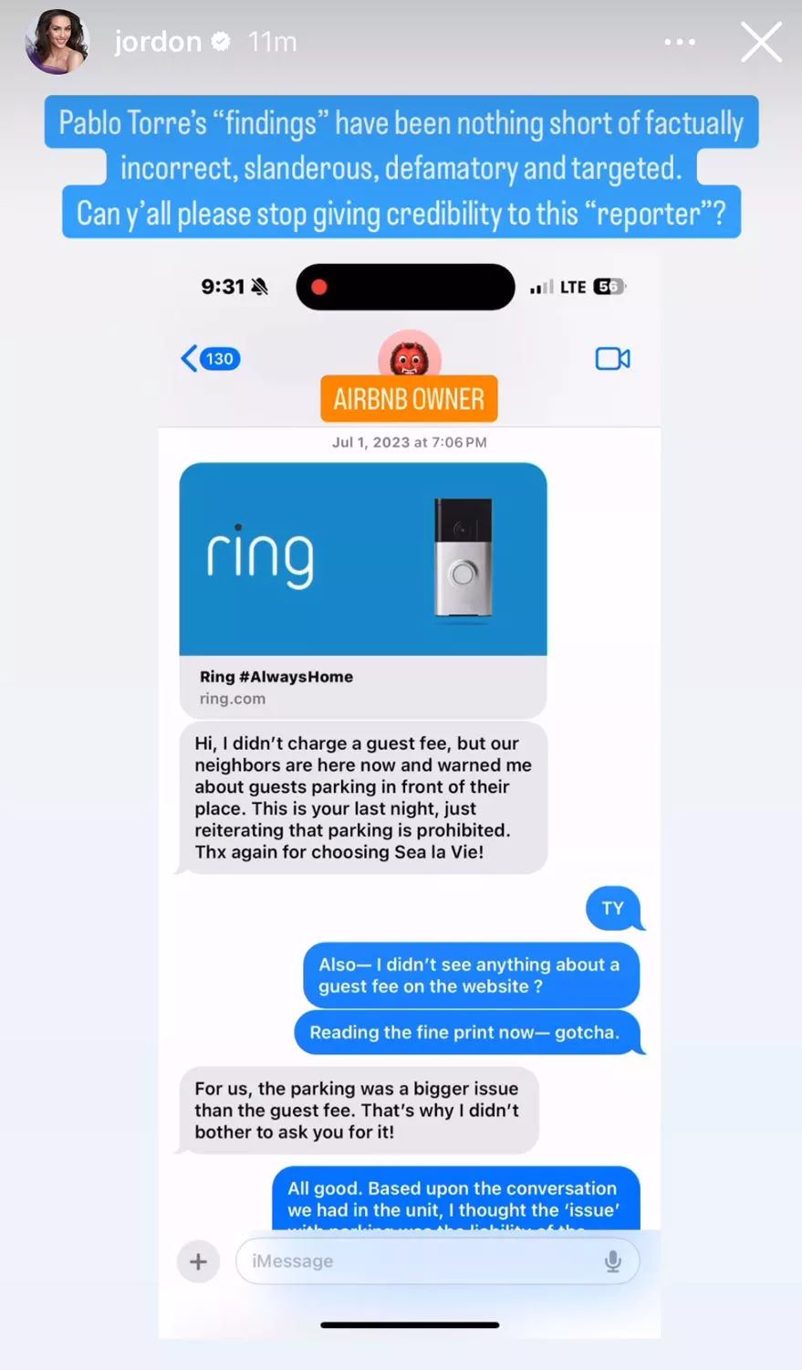 Bill Belichick’s Girlfriend Jordon Hudson Rips Pablo Torre Over ...