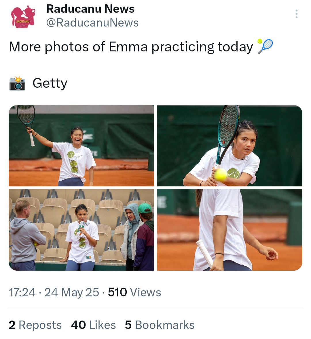 Emma Raducanu Spotted With Mark Petchey at French Open Days After ...