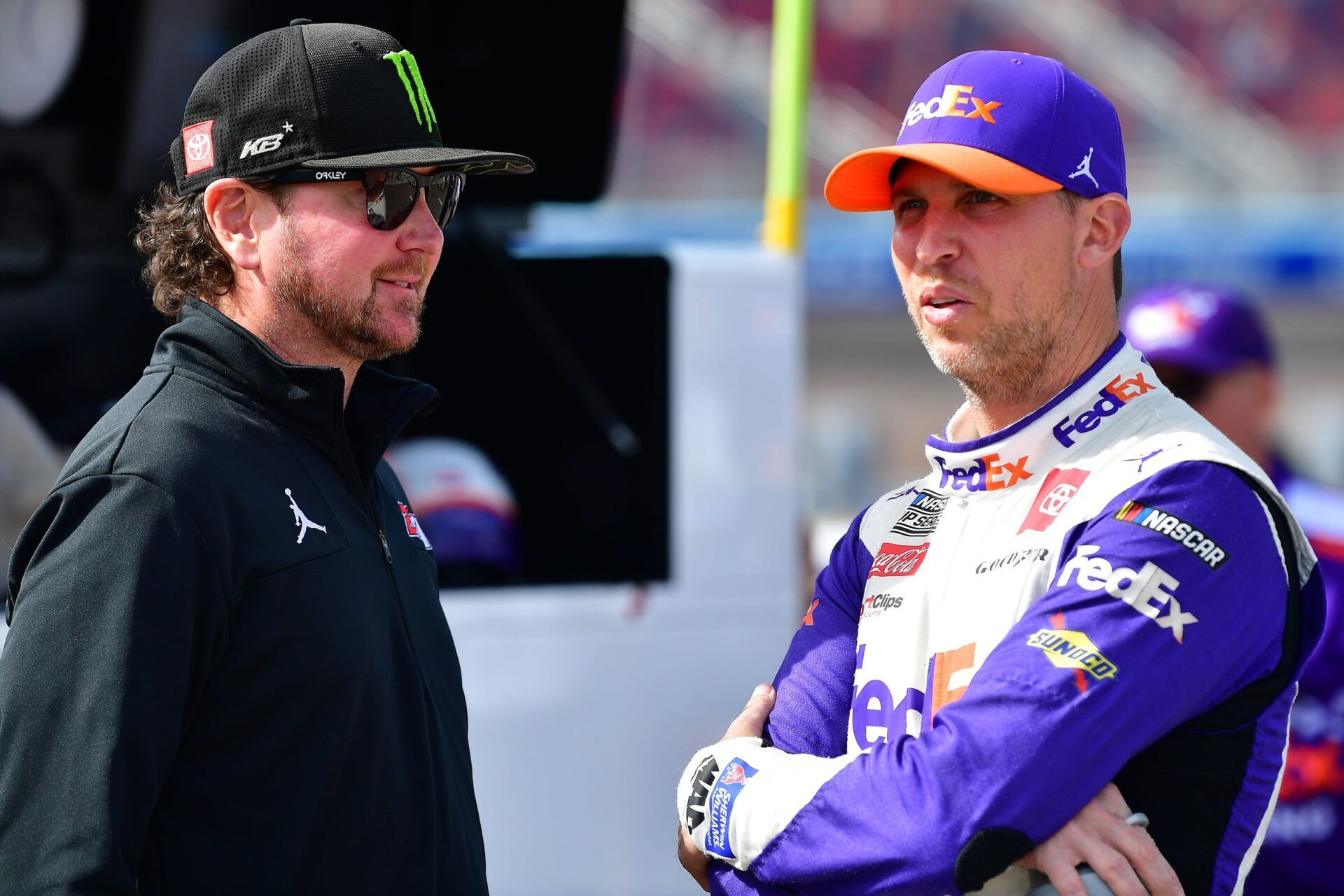 Denny Hamlin Credits Kurt Busch as a Cornerstone in Michael Jordan’s ...