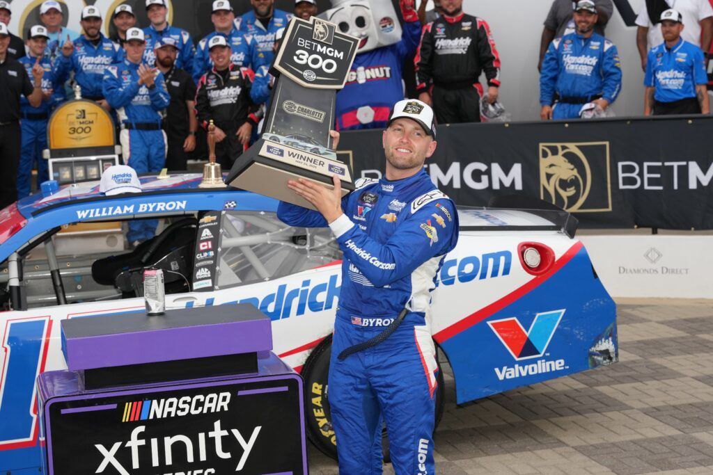 William Byron Shrugs Off Penalty With Laugh and Victory in Wild ...