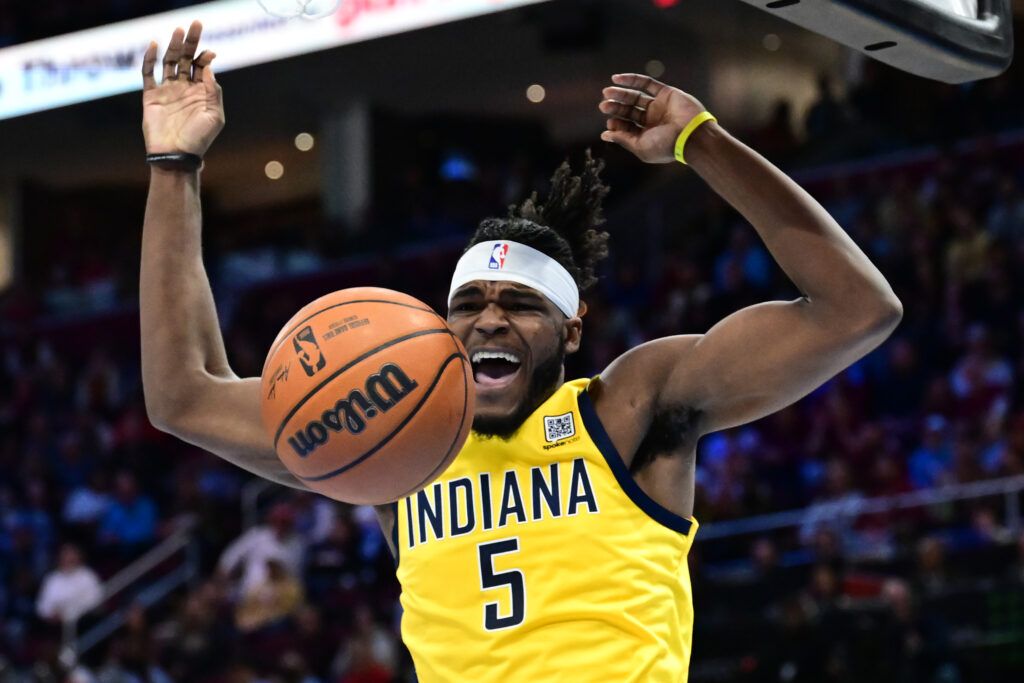 WATCH: Pacers' Jarace Walker Steals the Show By Interrupting Tyrese ...