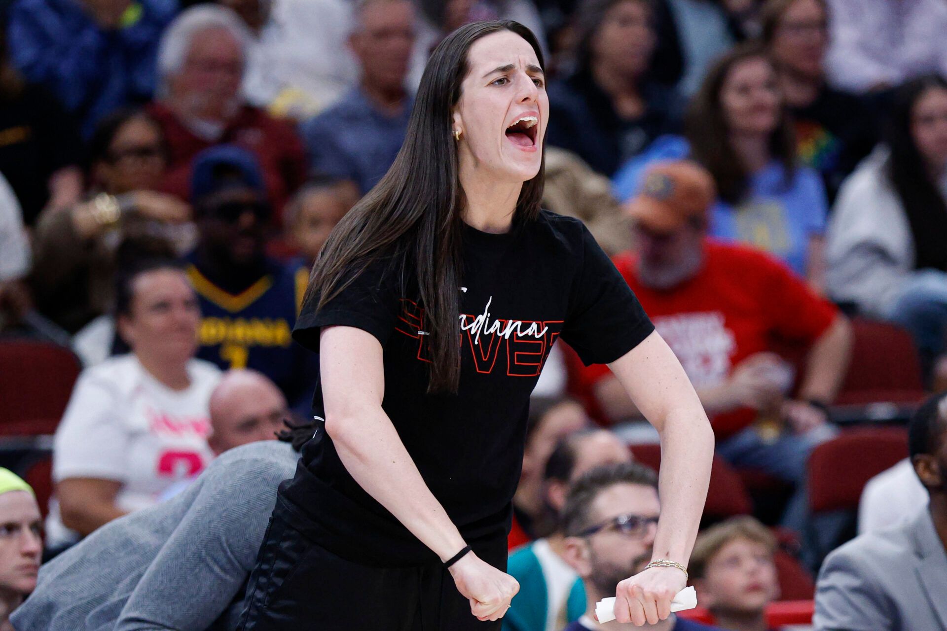 WATCH: Caitlin Clark Goes Viral for Confronting Referee While in Coach ...