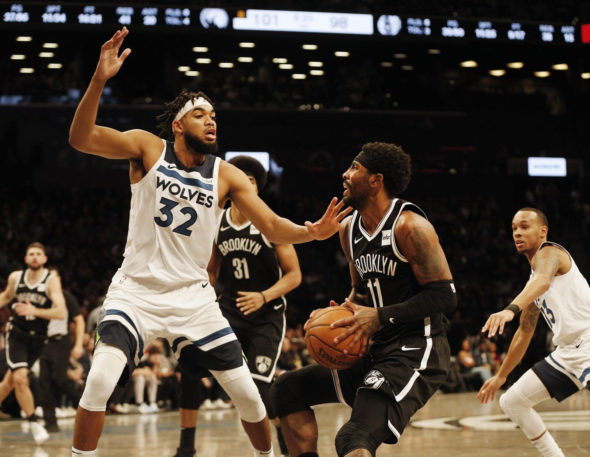 'Leave KAT Alone' — Kyrie Irving Comes to Karl-Anthony Towns' Defense ...