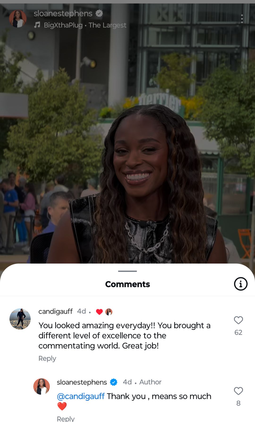 Sloane Stephens Receives Kind Messages From Her Husband and Coco Gauff ...