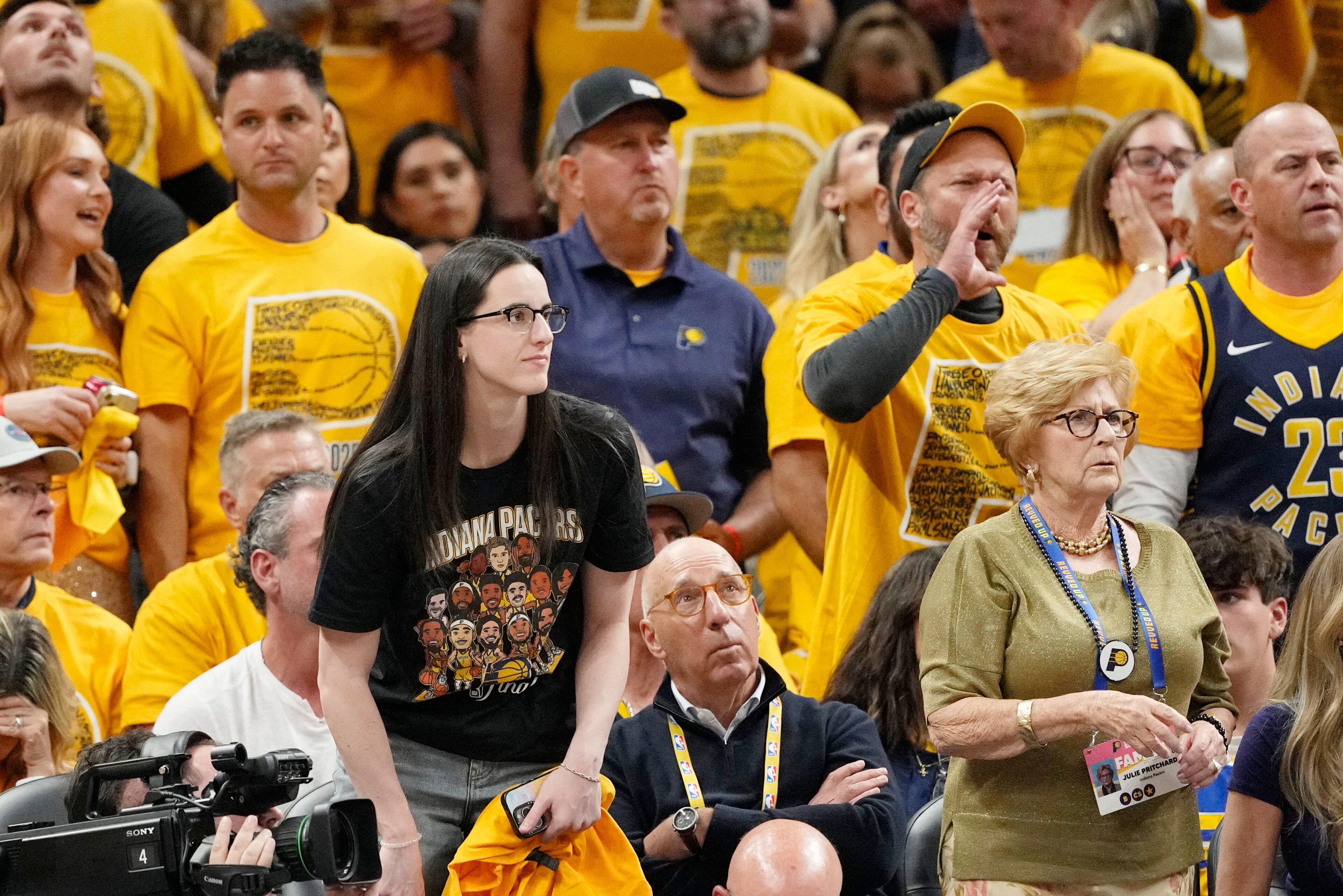 Caitlin Clark Breaks Silence On Leaving Game 4 Early As Shai Gilgeous ...