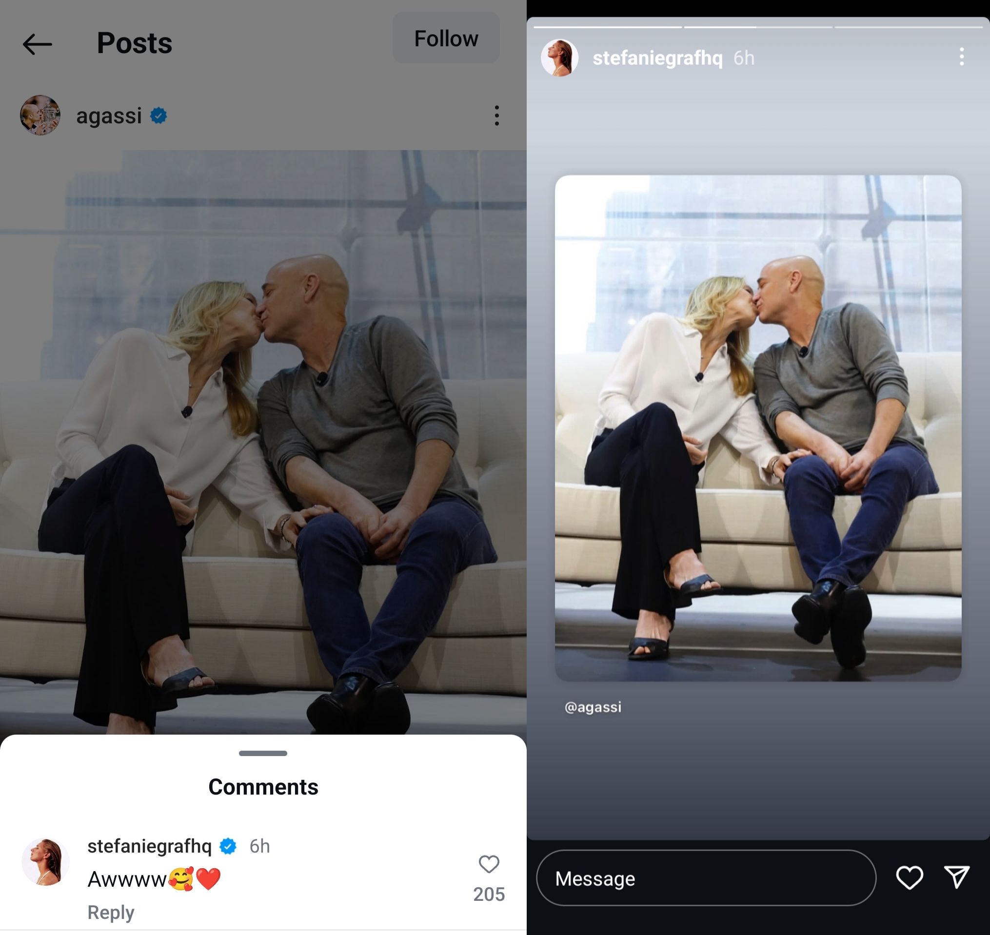 Steffi Graf Smitten by Husband Andre Agassi’s Romantic Birthday Message ...