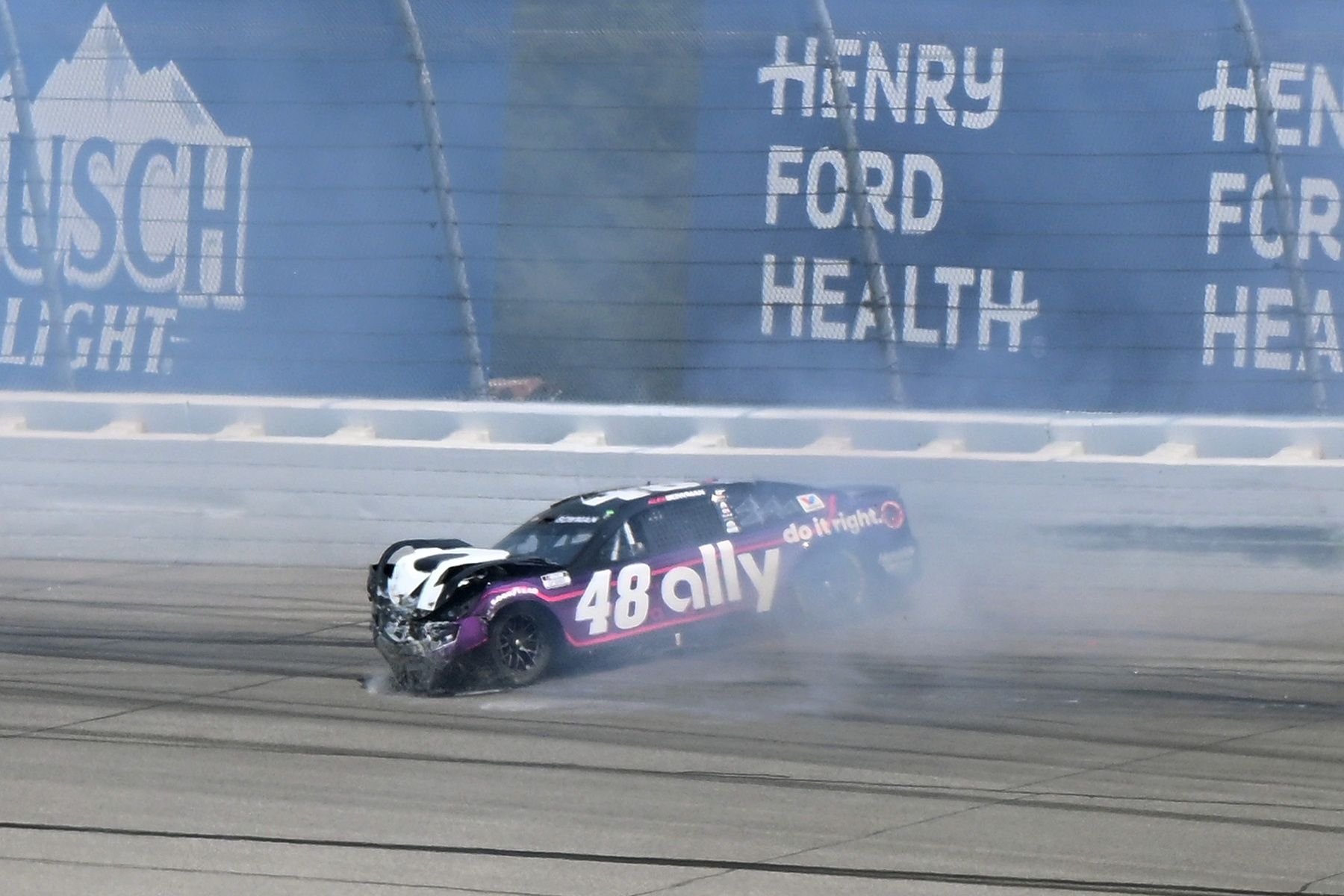 Alex Bowman Reveals Jaw-Dropping Numbers From Michigan Wreck While ...
