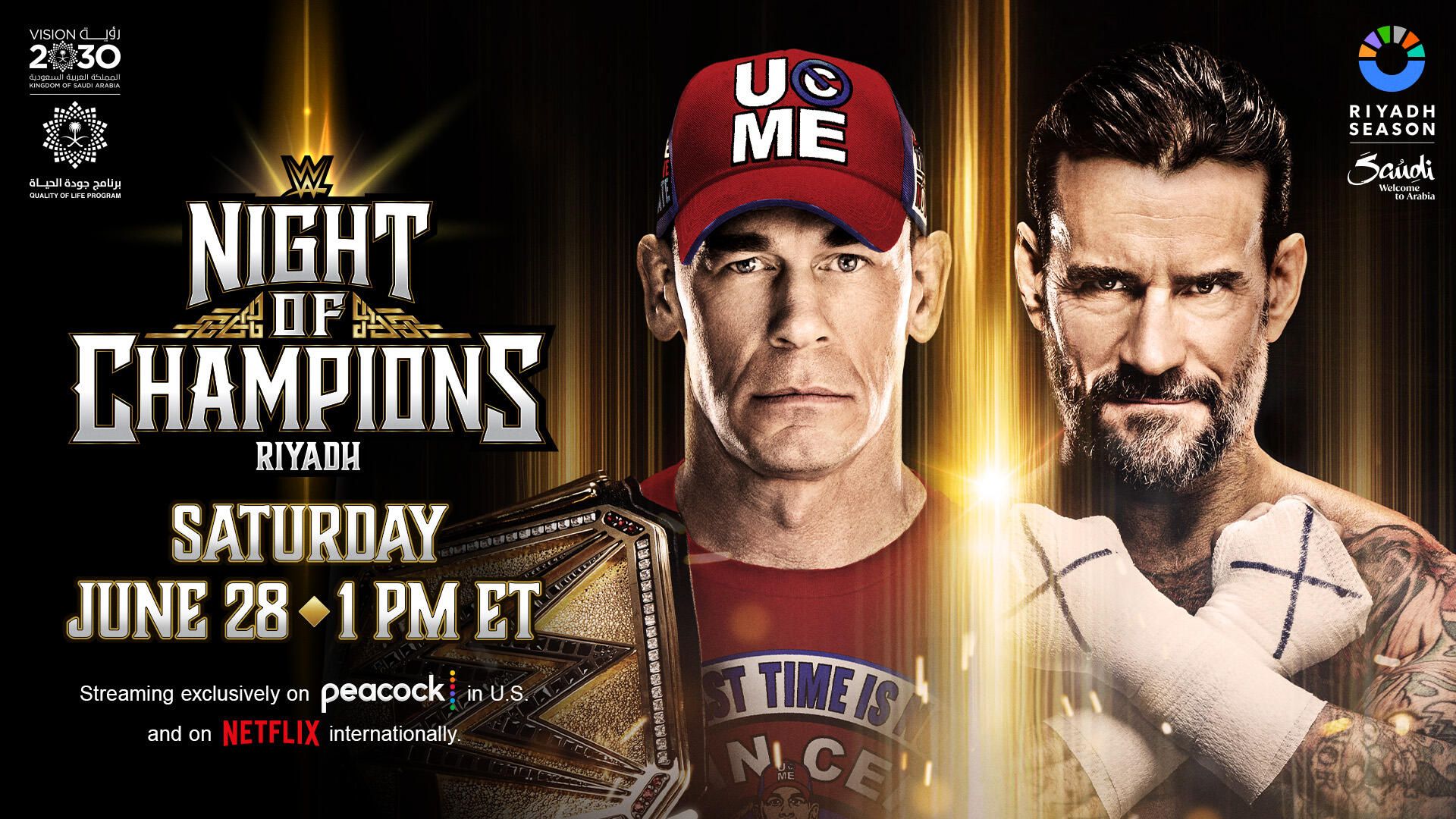 3 Possible Endings for John Cena vs. CM Punk at WWE Night of Champions in Saudi Arabia