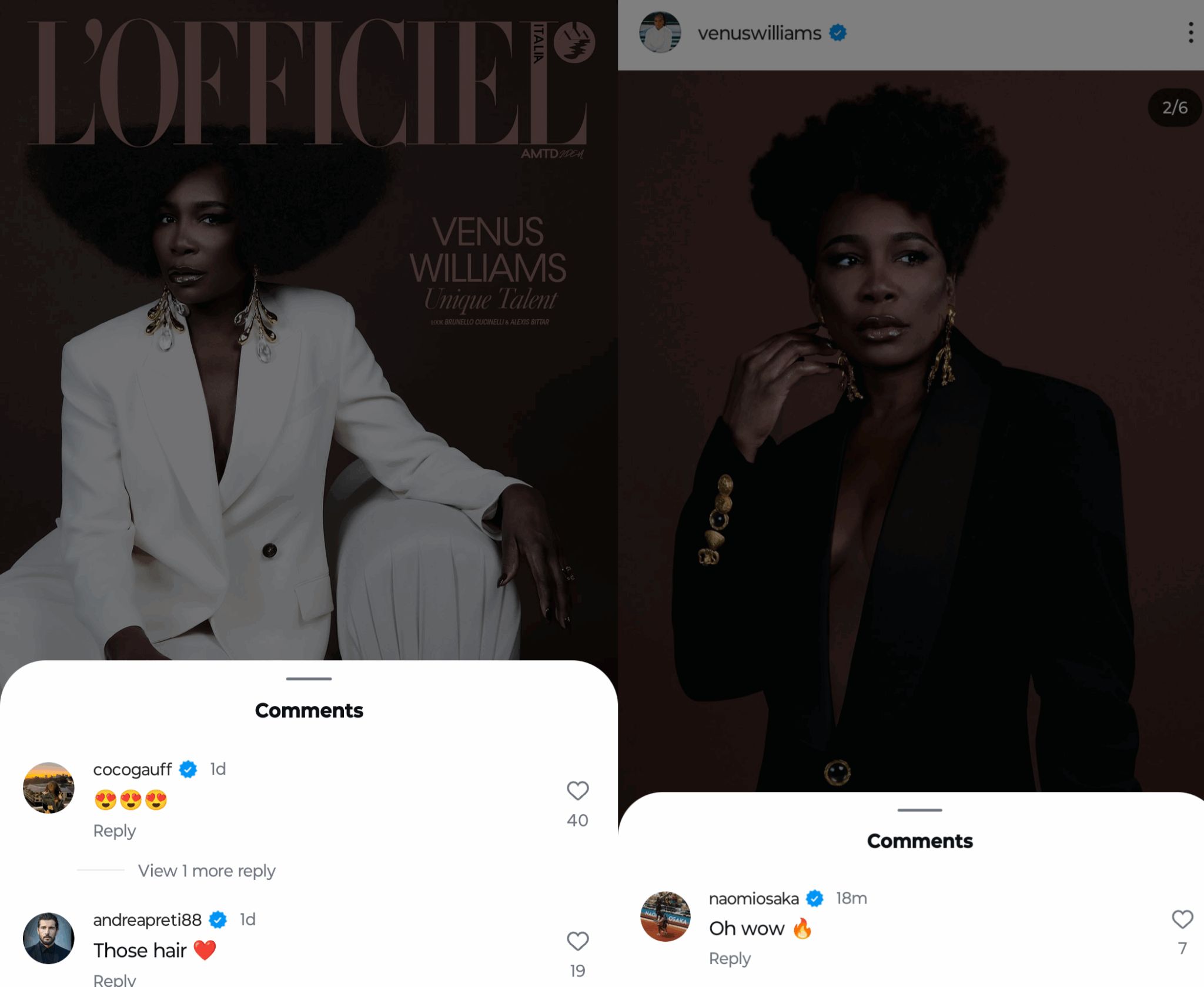 Venus Williams’ Boyfriend Andrea Preti Joins Naomi Osaka and Coco Gauff ...