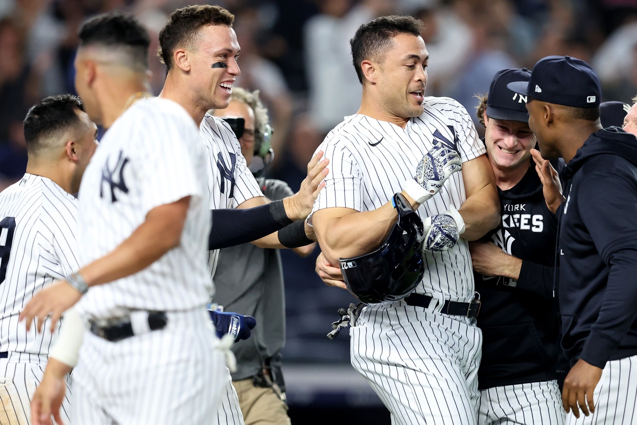 Gerrit Cole and Giancarlo Stanton Melt Hearts With Heartwarming Moment at Yankees Fundraiser