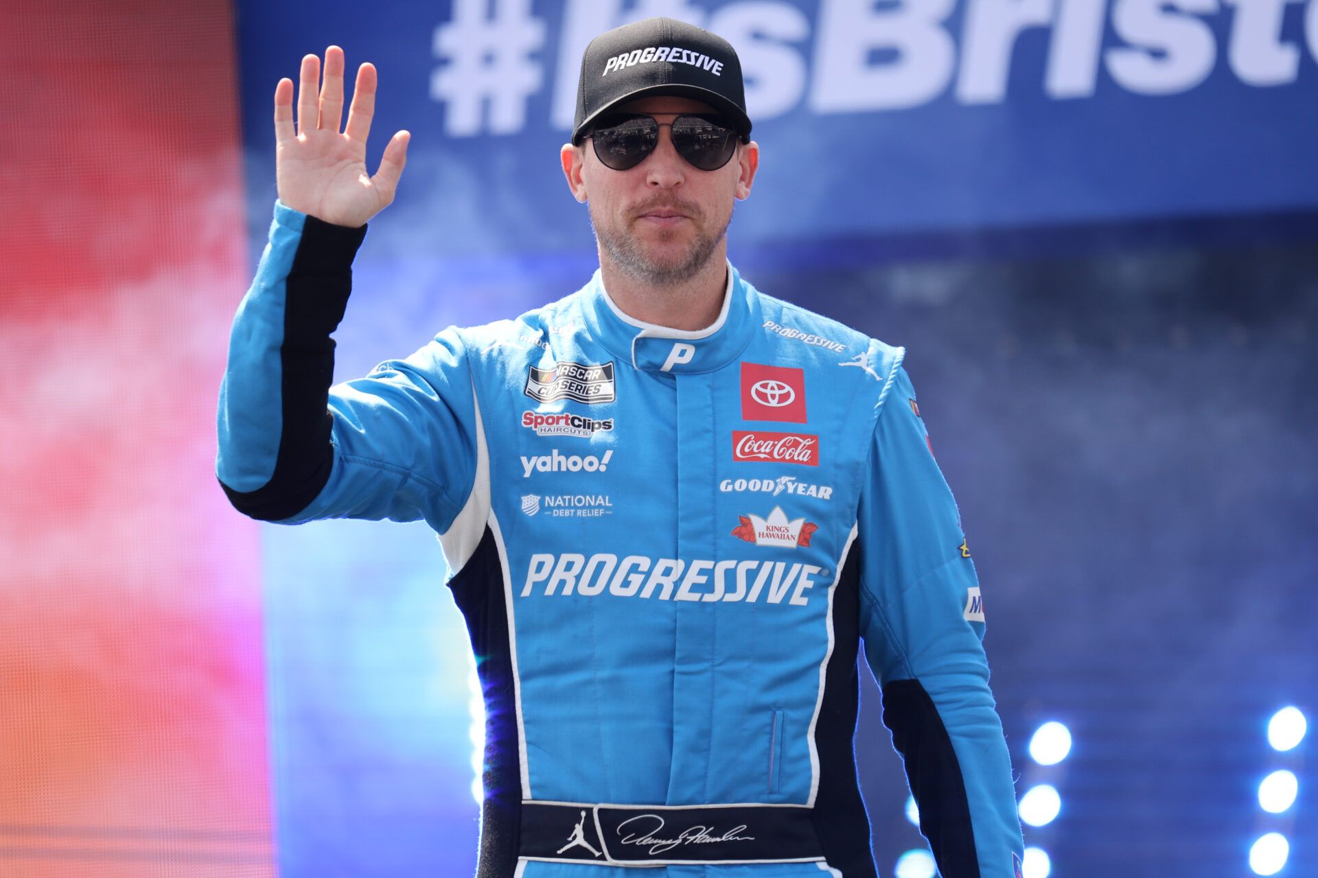 ‘He’s Perfect’ -- Denny Hamlin and Fiancée Jordan Fish Celebrate New ...