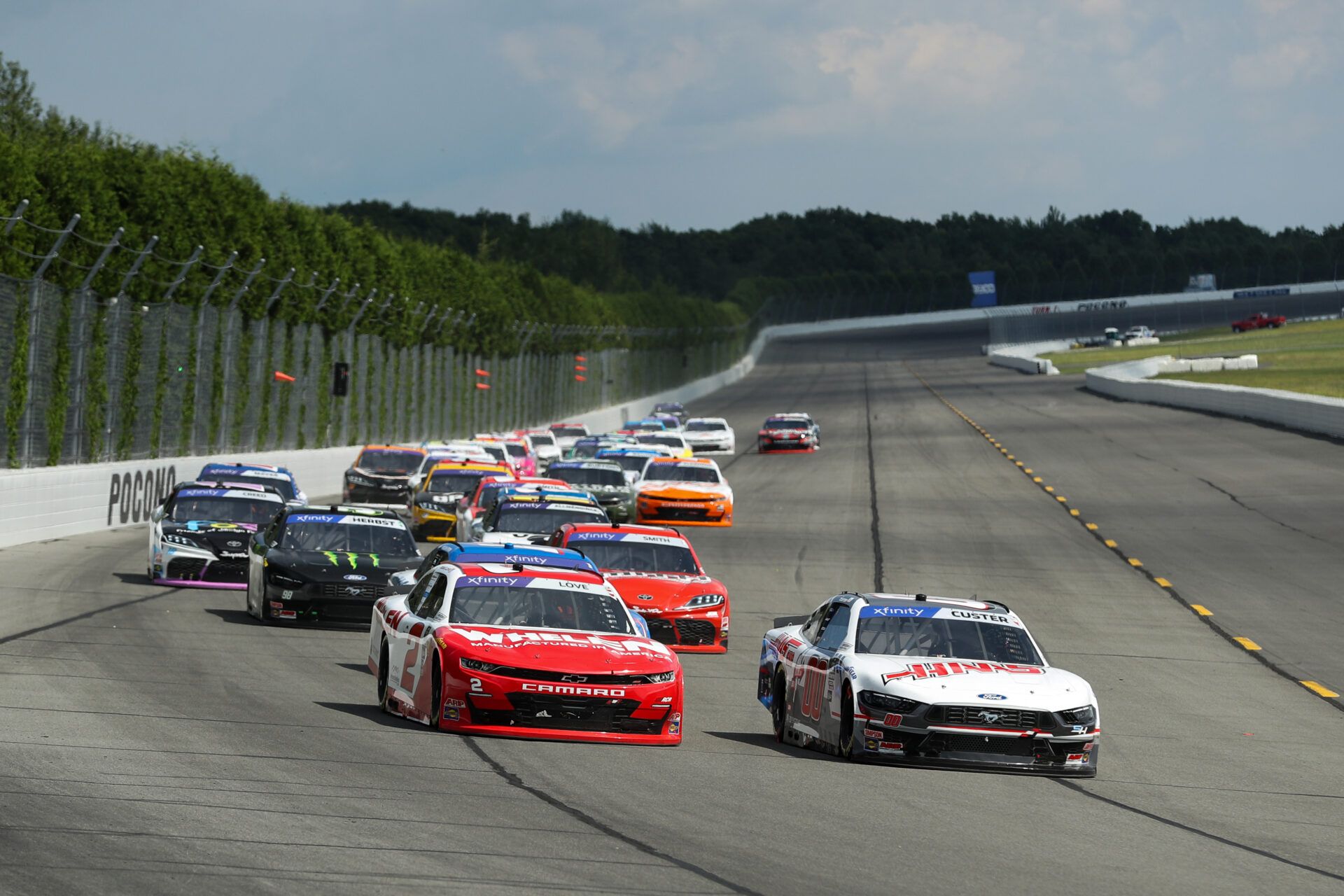 Pocono Xfinity Starting Lineup: Chase Elliott, Brandon Jones Claim ...