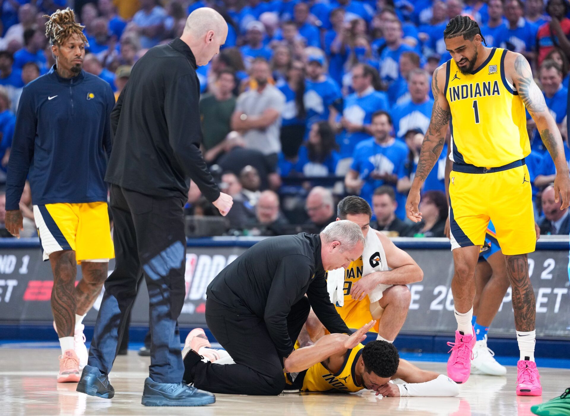 WATCH: Viral Footage Shows 'Ripple' in Tyrese Haliburton's Calf as Pacers Star Suffers ...