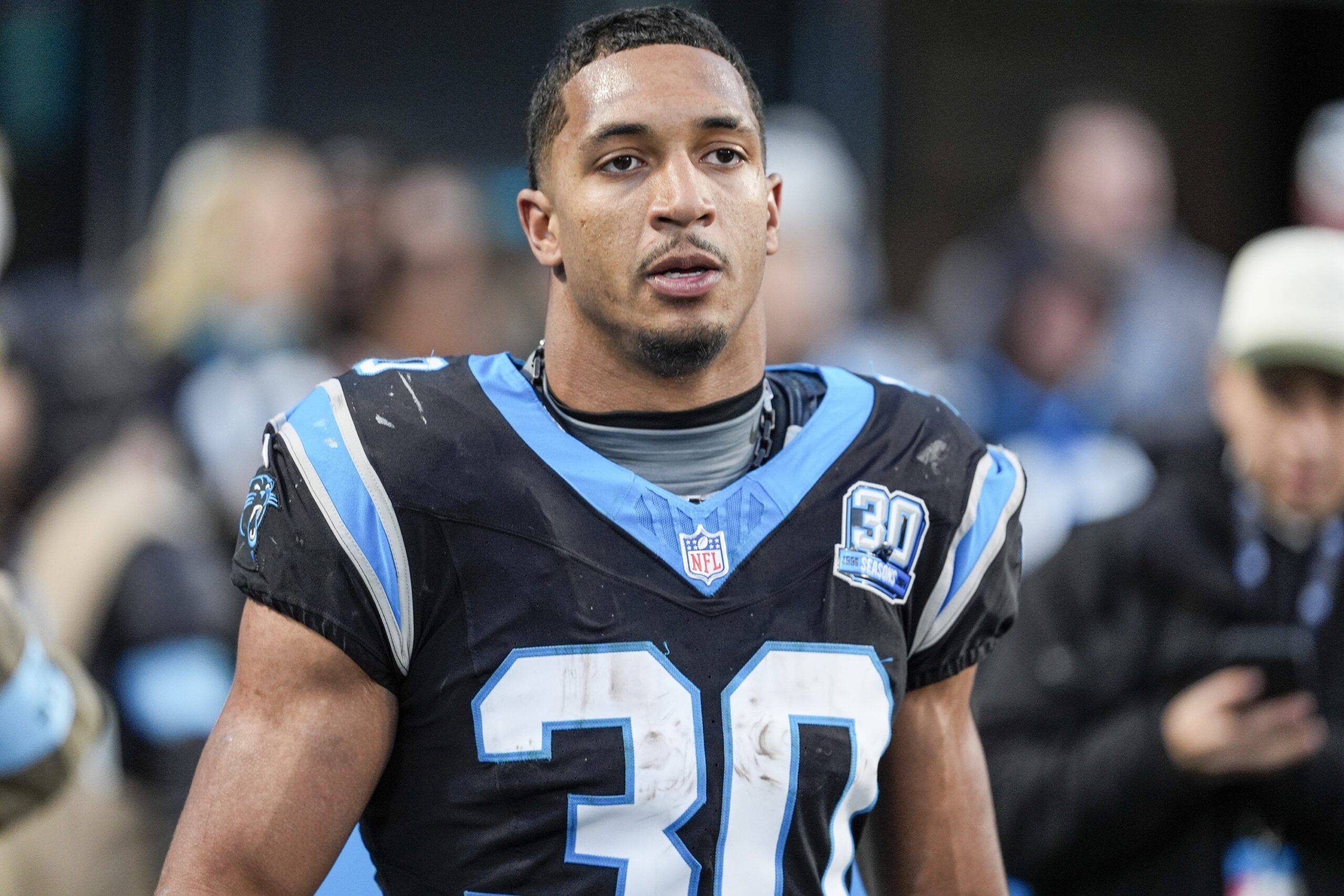 Panthers RB Chuba Hubbard Makes Feelings Clear on Playing Flag Football ...
