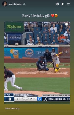 Ronald Acuna Jr.’s Wife Maria Laborde Gushes Over Her ’Early Birthday ...