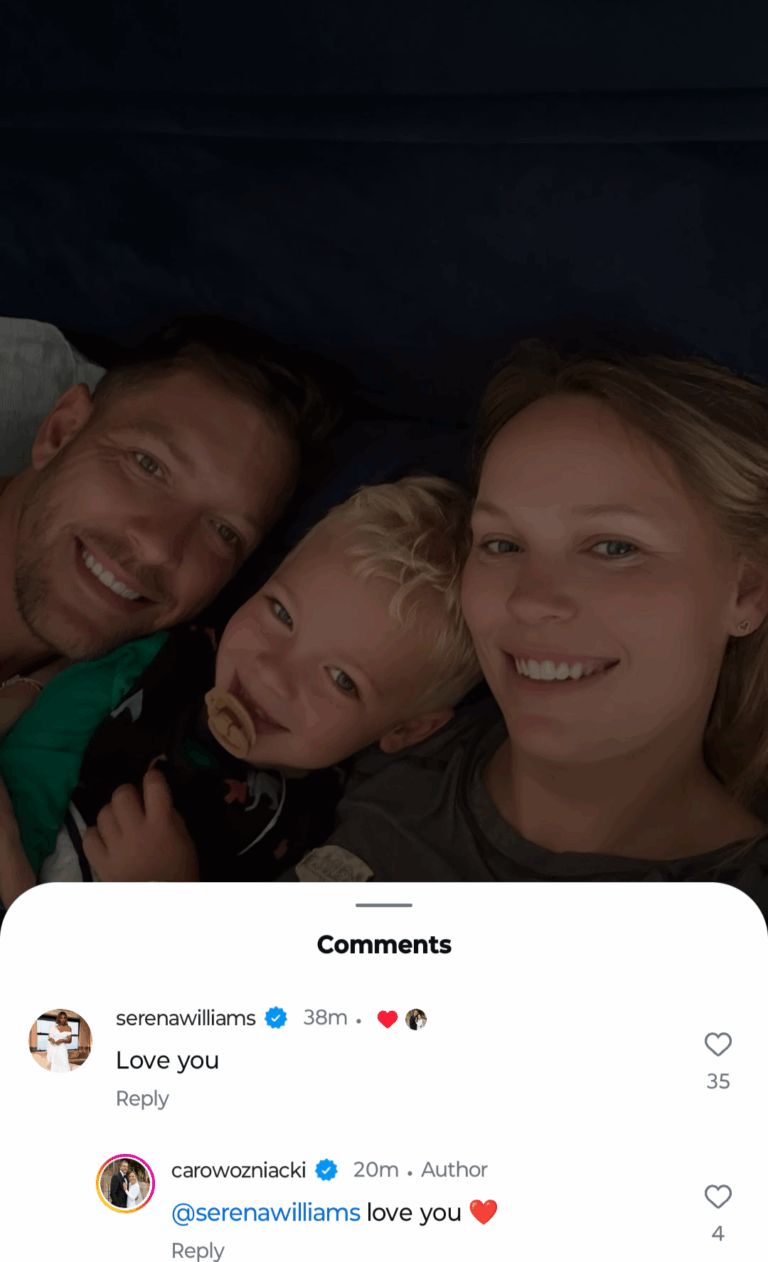 Serena Williams Sends Her Love to Pregnant Caroline Wozniacki As She ...