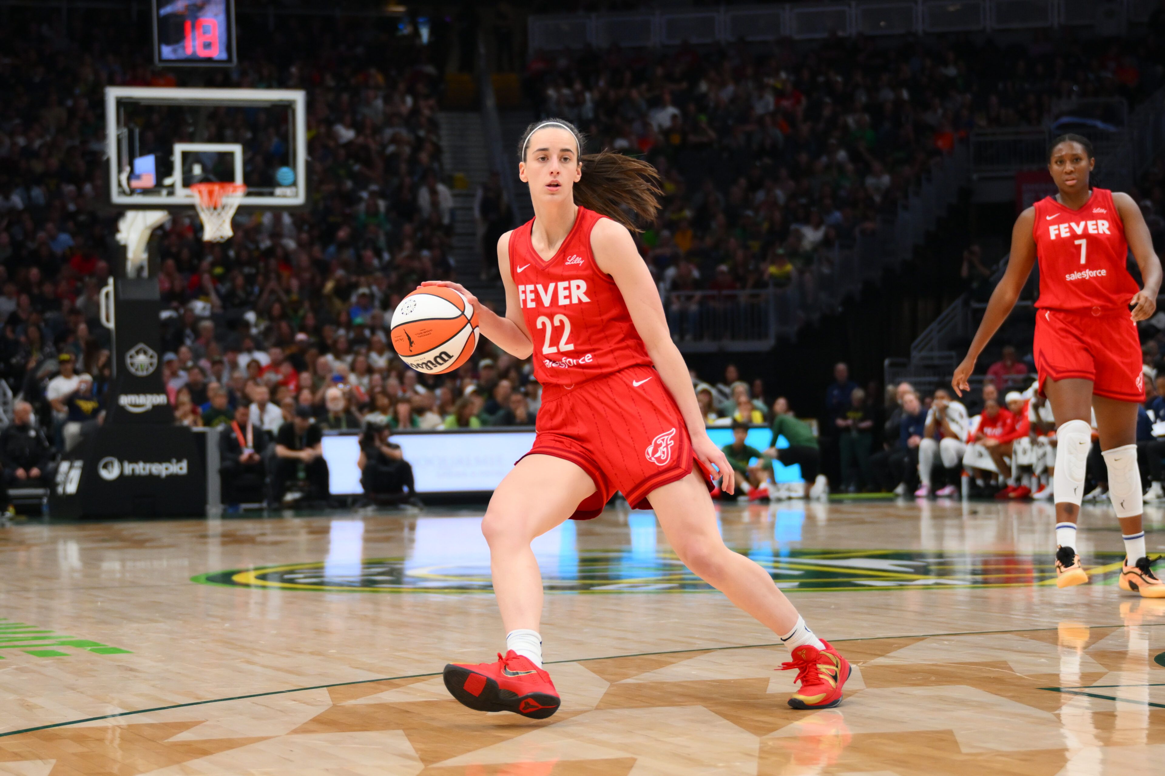 'Free Caitlin Clark!' -- WNBA Fans Call Out Officials Over Viral No-Foul Call Against Fever Star