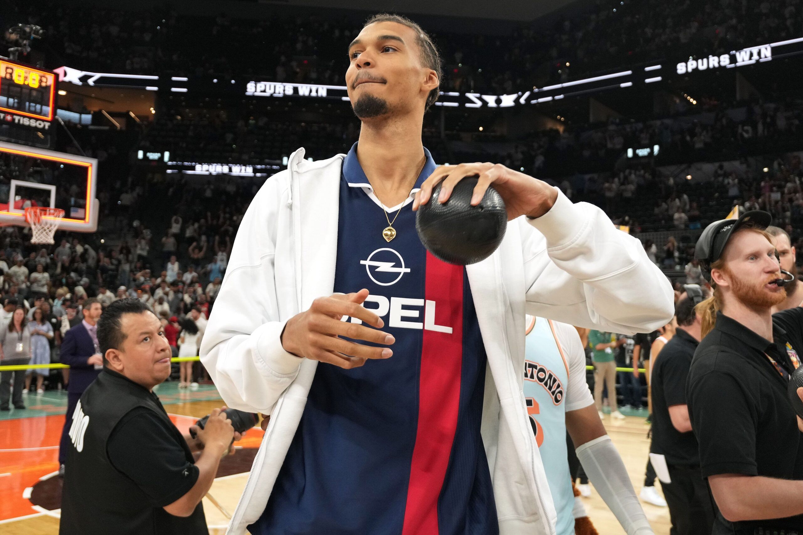 WATCH: Victor Wembanyama Goes Viral For Hilariously Formal Introduction to Spurs' No. 2 Pick ...