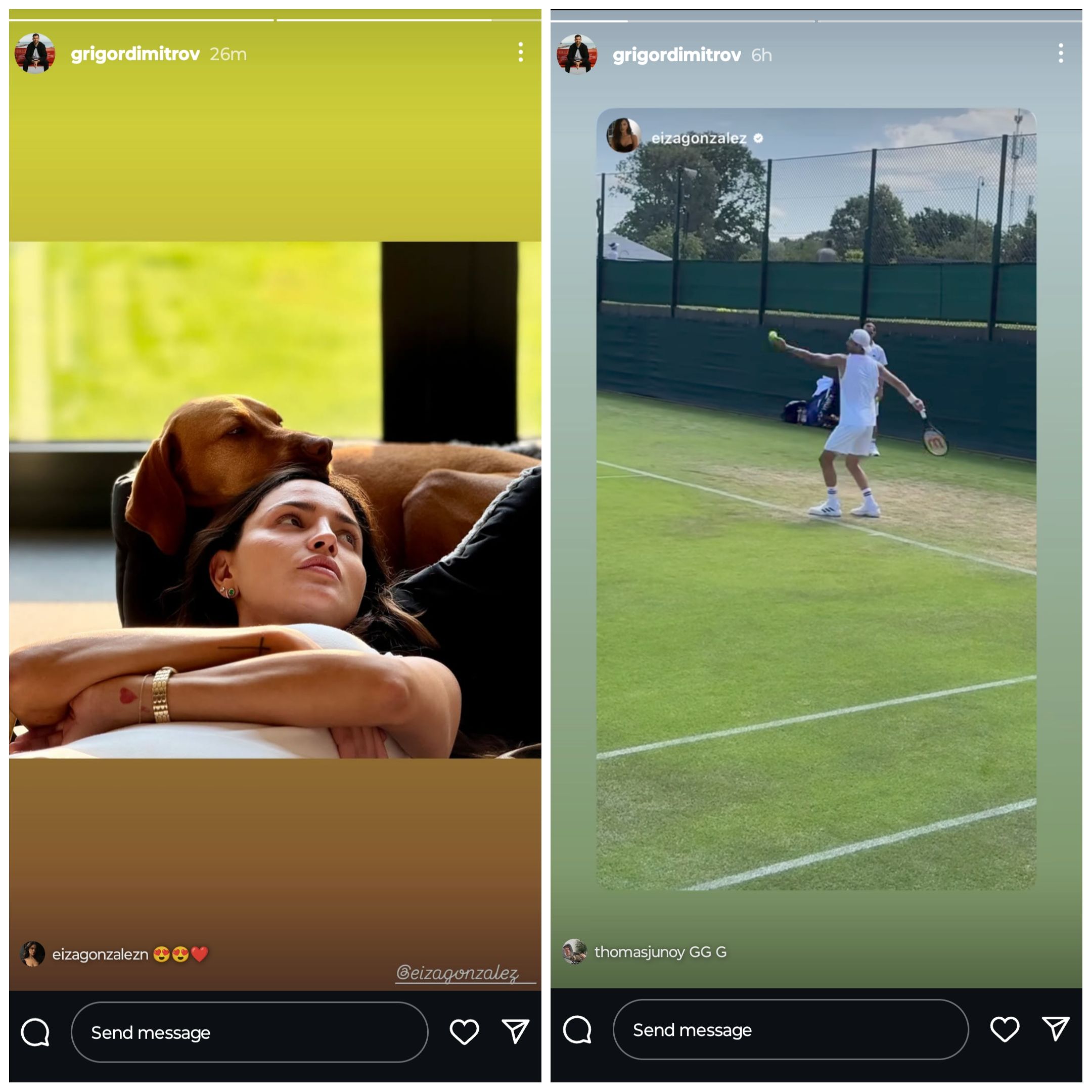 Grigor Dimitrov’s Girlfriend Eiza Gonzalez Immerses Herself in Wimbledon Tradition Before Her ...