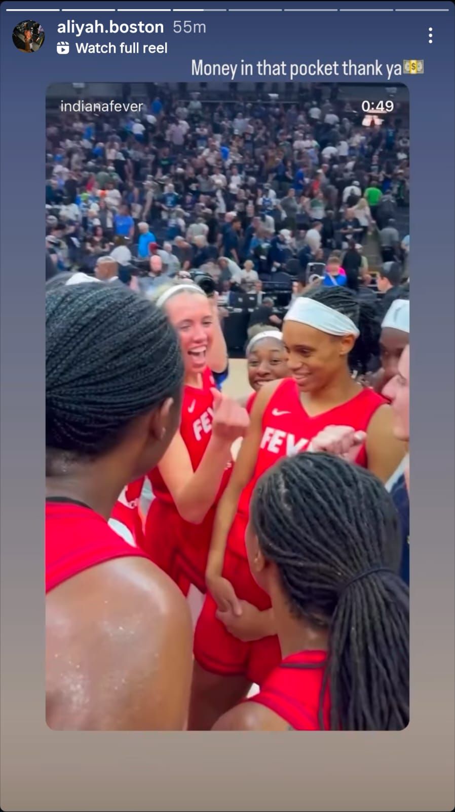 Aliyah Boston Drops Epic 6-Word Reaction As Fever Win $500,000 Prize ...