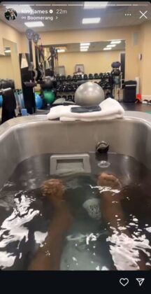 LeBron James Gives a Glimpse of His Recovery Routine, Offseason Work ...