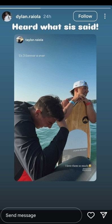 Nebraska QB Dylan Raiola Responds to Sister Taylor’s Vacation Message ...