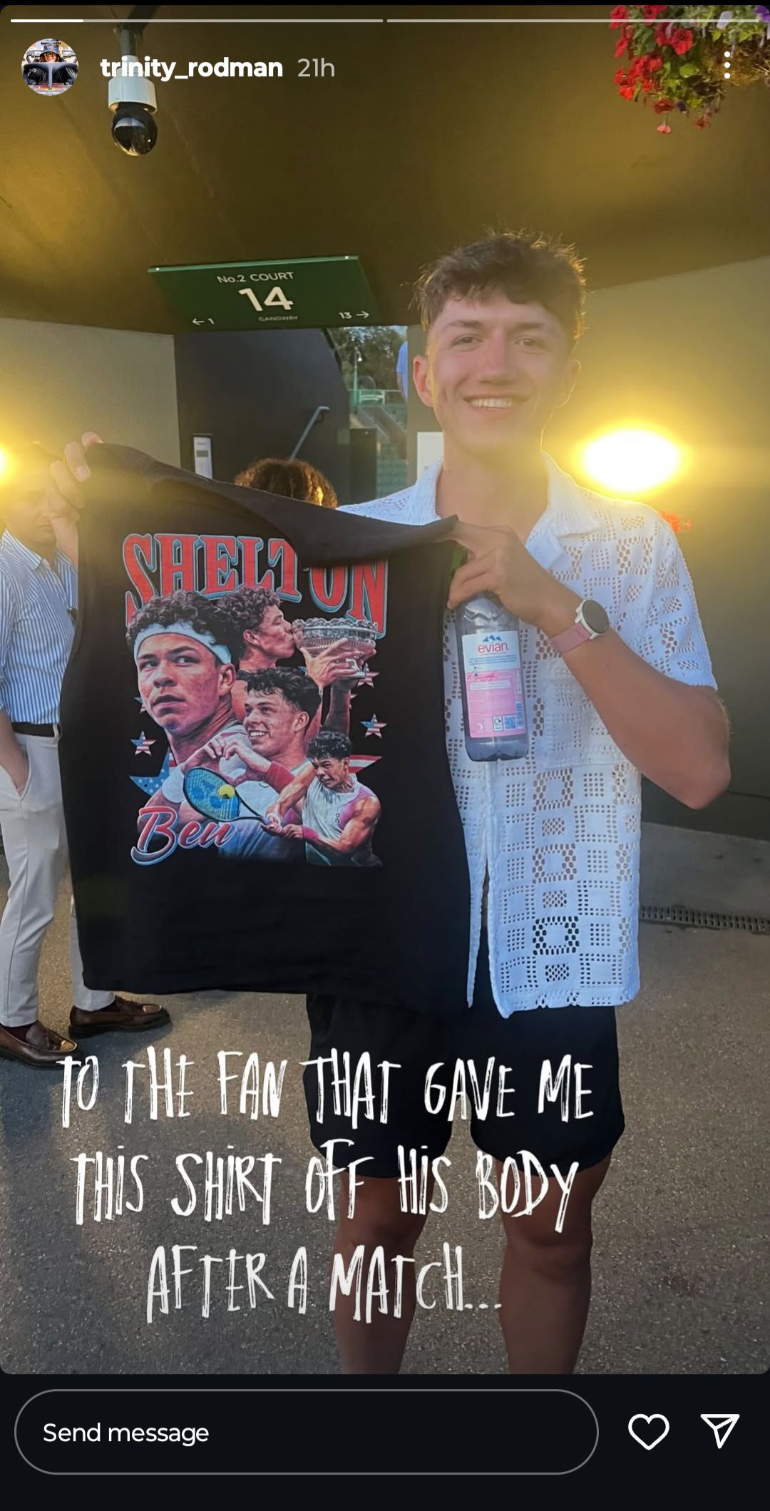 Ben Shelton’s Girlfriend Trinity Rodman Rocked a Special Fan-Gifted Top Featuring Him Before His ...
