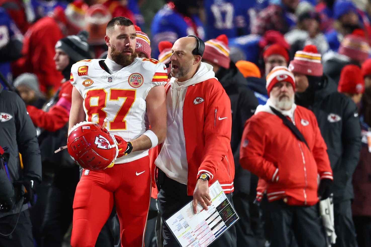 Chiefs OC Matt Nagy Reveals the Moment He Knew Travis Kelce Was Going ...
