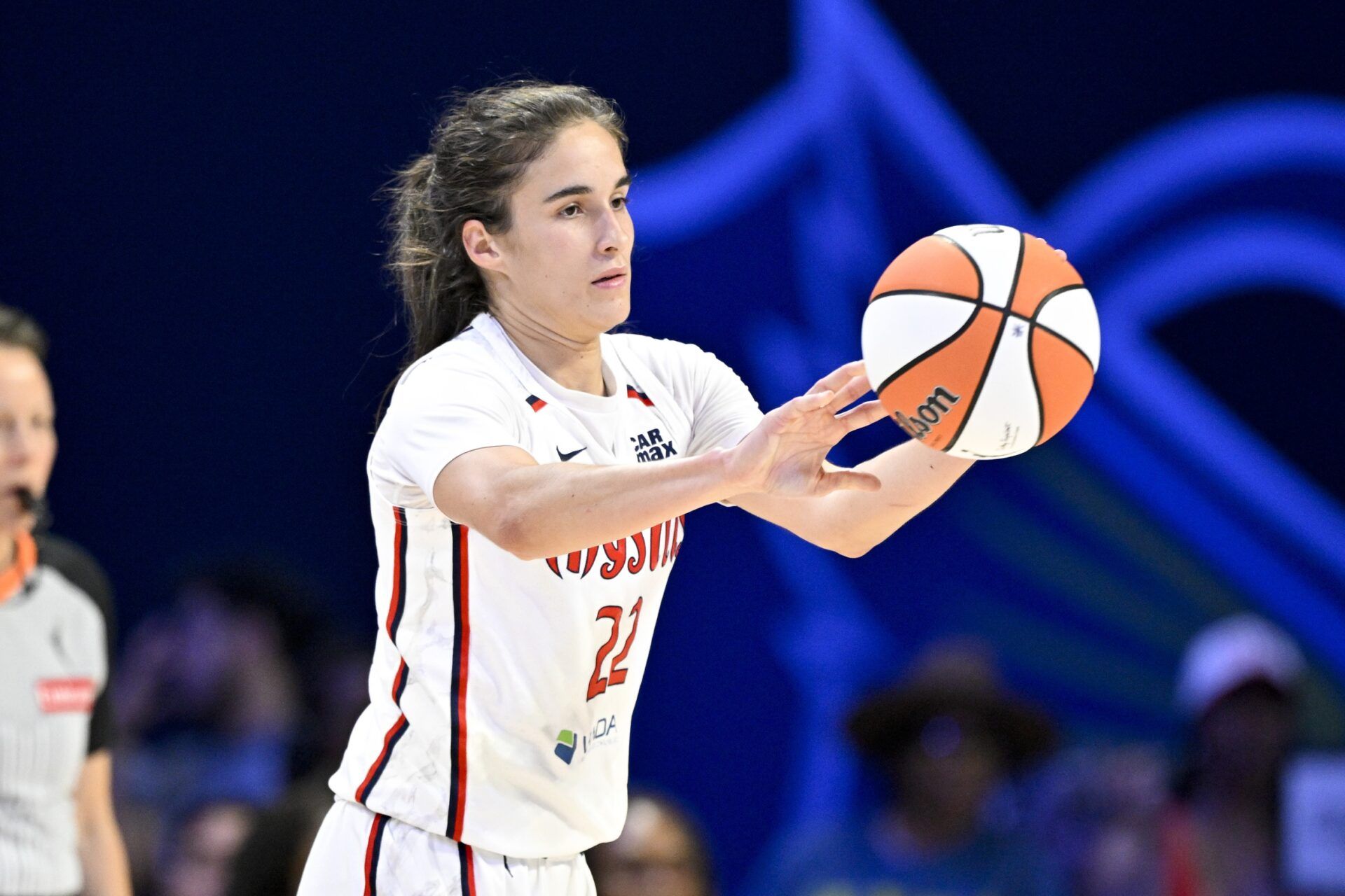 Mystics Guard Sonia Citron Recalls Playing With Caitlin Clark For Team ...