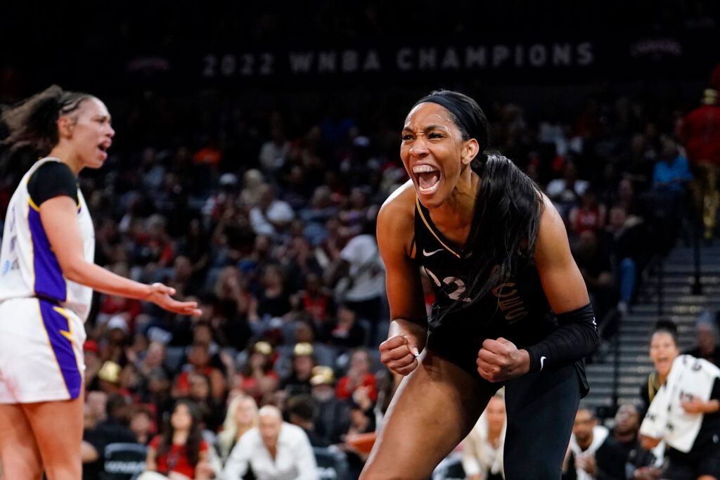 Aces Superstar A'ja Wilson Makes WNBA History With Dominant 34-Point Performance vs. Valkyries