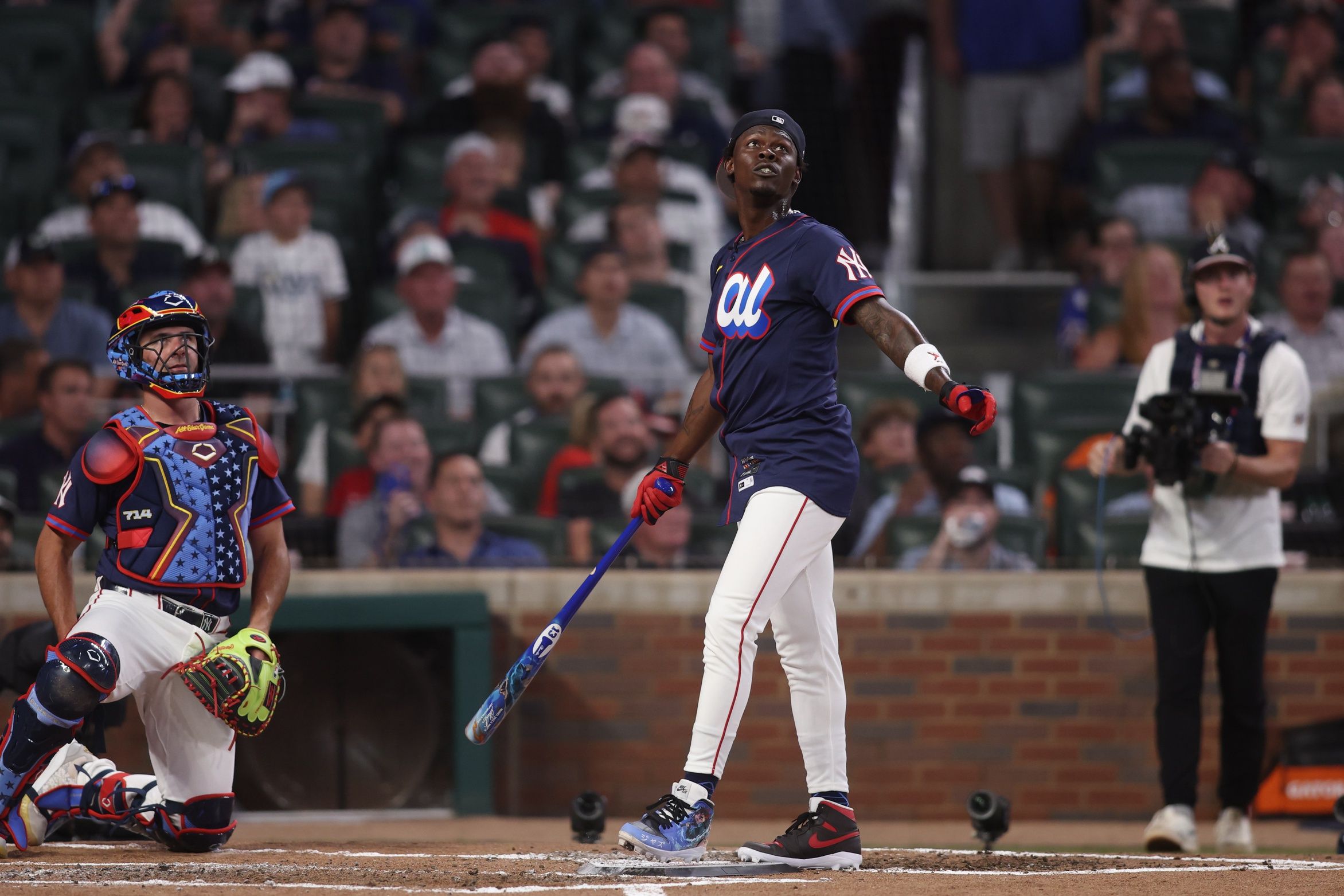 MLB Fans Erupt After Jazz Chisholm Jr's Bizarre Excuse for Brutal Home Run Derby Flop Goes Viral