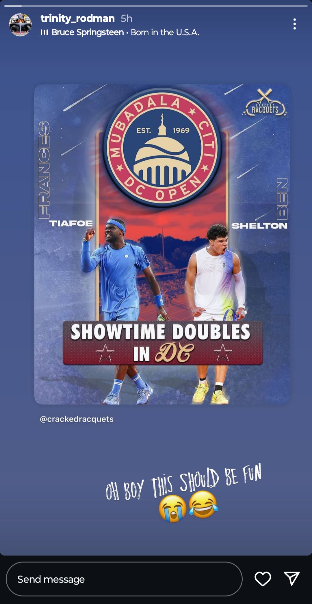 Ben Shelton’s Girlfriend Trinity Rodman Reveals How She Feels About His New On-Court Partner at ...